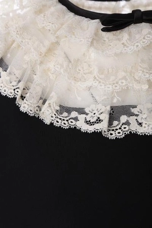 Miu Miu Lace Trimmed Mini Dress