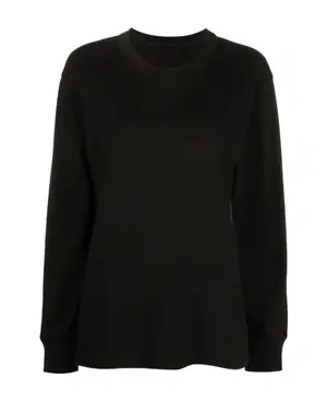 Alexander Wang Long-sleeved T-shirt With Logo Detail