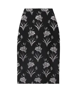 Erdem Floral Patterned Skirt