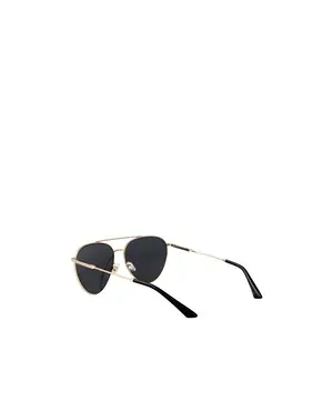 JIMMY CHOO Aviator Sunglasses - Gold