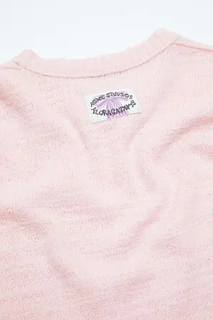 Acne Studios Crew Neck Distressed Sweater