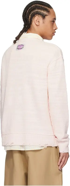 Acne Studios Crew Neck Distressed Sweater