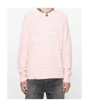 Acne Studios Crew Neck Distressed Sweater
