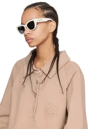 Prada Cat Eye Sunglasses - Gray