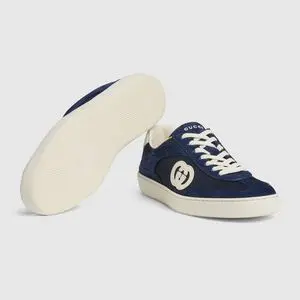 Gucci Interlocking G Low-top Sneakers - Blue