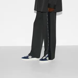 Gucci Interlocking G Low-top Sneakers - Blue