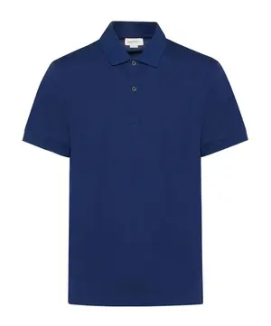 Alexander McQueen Classic Band-detailed Polo Shirt