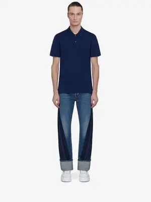 Alexander McQueen Classic Band-detailed Polo Shirt