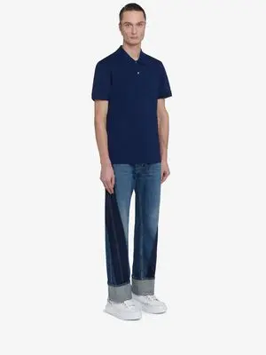 Alexander McQueen Classic Band-detailed Polo Shirt