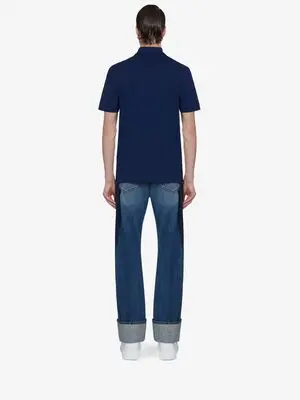 Alexander McQueen Classic Band-detailed Polo Shirt