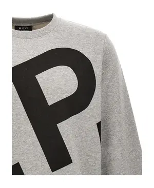 A.p.c. Logo Printed Crewneck Sweatshirt