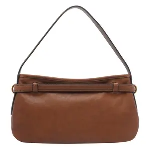 Miu Miu Logo Detail Shoulder Bag - Brown