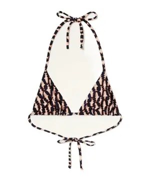 La DoubleJ Printed Triangle Bikini Top - Multicolor