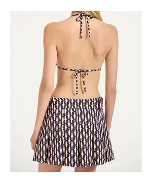 La DoubleJ Printed Triangle Bikini Top - Multicolor