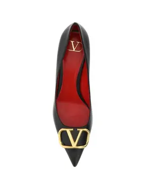 Valentino Garavani Vlogo Signature Pointed Toe Pumps