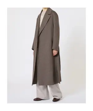 Max Mara Luna Belted Long Coat - Brown