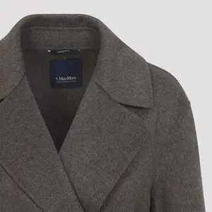 Max Mara Luna Belted Long Coat - Brown