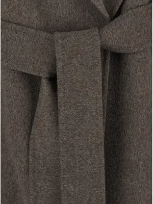 Max Mara Luna Belted Long Coat - Brown