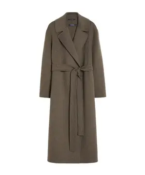 Max Mara Luna Belted Long Coat - No