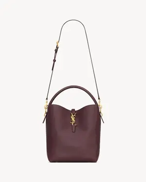 Saint Laurent Le 37 Supple Bucket Bag - Cabernet Red