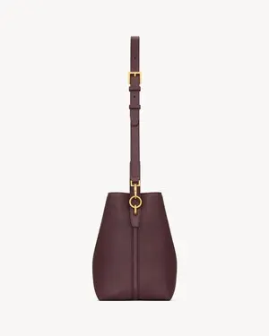 Saint Laurent Le 37 Supple Bucket Bag - Cabernet Red