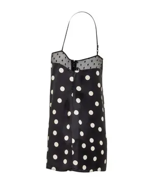 Stella McCartney Layered Polka Dot Print Top