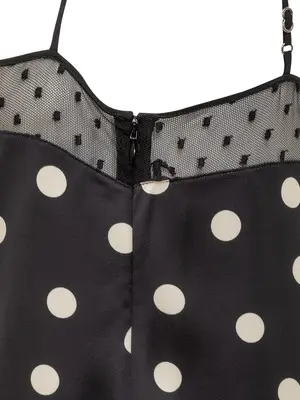 Stella McCartney Layered Polka Dot Print Top