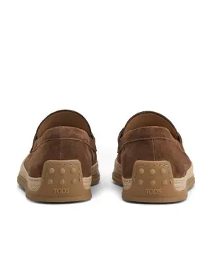 TOD'S Classic Moccasin Loafers - Brown
