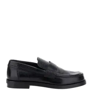 Alexander Mcqueen Embossed Loafers For Men