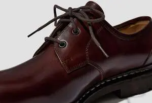 Paraboot Round Toe Lace-up Business Dress Shoes
