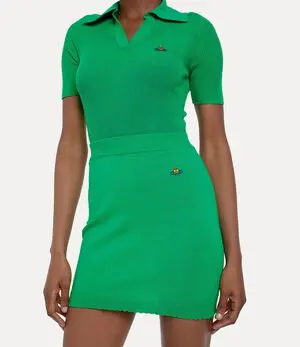 VIVIENNE WESTWOOD Orb Embroidered Mini Skirt