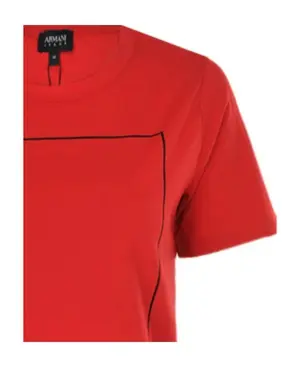 Emporio Armani Logo Printed T-shirt - Red