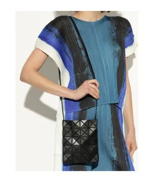 Issey Miyake Matte Geometric Shoulder Bag