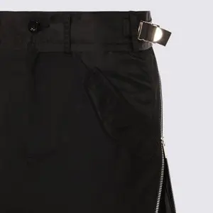 Sacai Zip Detailed Pleated Skirt
