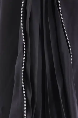 Sacai Zip Detailed Pleated Skirt