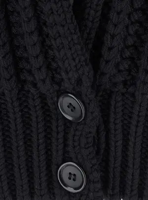Dolce & Gabbana Oversized Ribbed Cardigan