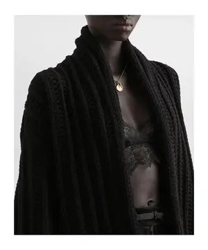 Dolce & Gabbana Oversized Ribbed Cardigan