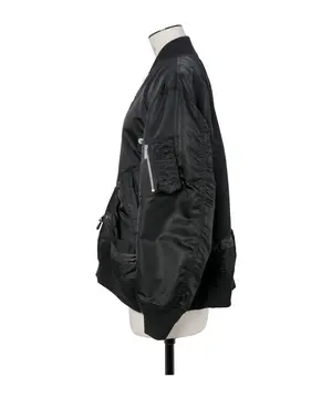 Sacai Nylon Twill Blouson - Black