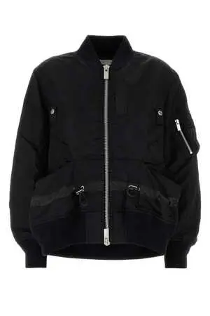 Sacai Twill Blouson - Black