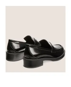 STUART WEITZMAN Palmer Slip-on Loafers - Black