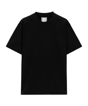 WOOYOUNGMI Logo Patch Floral T-shirt