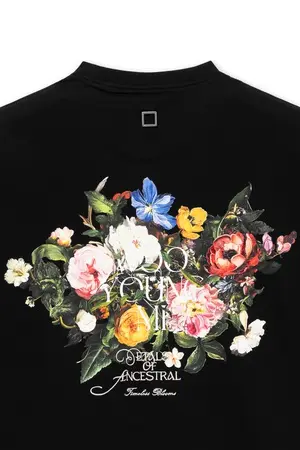 WOOYOUNGMI Logo Patch Floral T-shirt