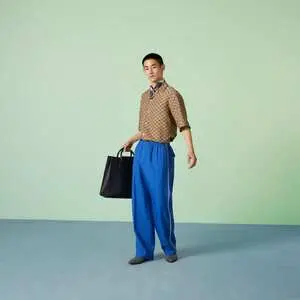 Gucci Gg Supreme Oversized Shirt