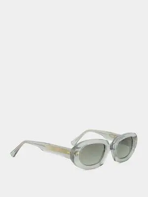 AHLEM Full-frame Oval Sunglasses With Tinted Lenses - Gray