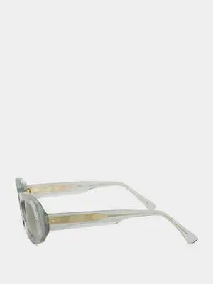 AHLEM Full-frame Oval Sunglasses With Tinted Lenses - Gray