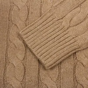 Polo Ralph Lauren Cable-knit Half-zip Jumper - Brown