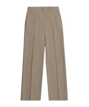 Gucci Wool Mouliné Tailored Trousers - Grey