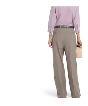 Gucci Wool Mouliné Tailored Trousers - Grey
