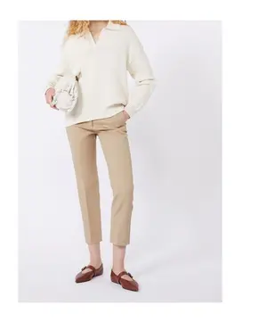 Max Mara Vite Belt-loop Tailored Trousers - Camel
