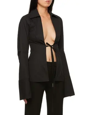 ANN DEMEULEMEESTER Linsey Drawstring Shirt